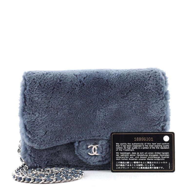 Chanel Wallet on Chain Rex Rabbit Fur at 1stDibs