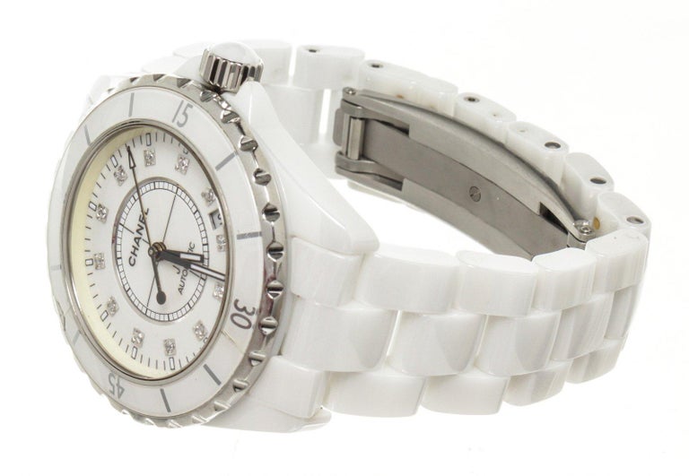 Chanel White Ceramic Watch at 1stDibs