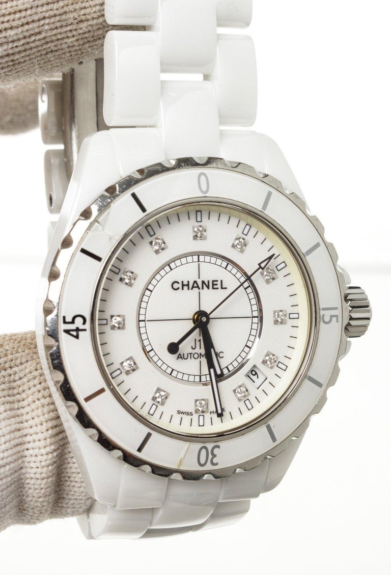 Chanel White Ceramic Watch at 1stDibs