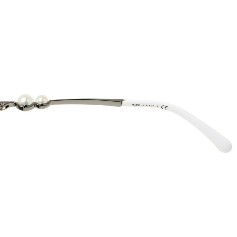 Chanel White Pearl Embellished 5339H Square Sunglasses at 1stDibs ...