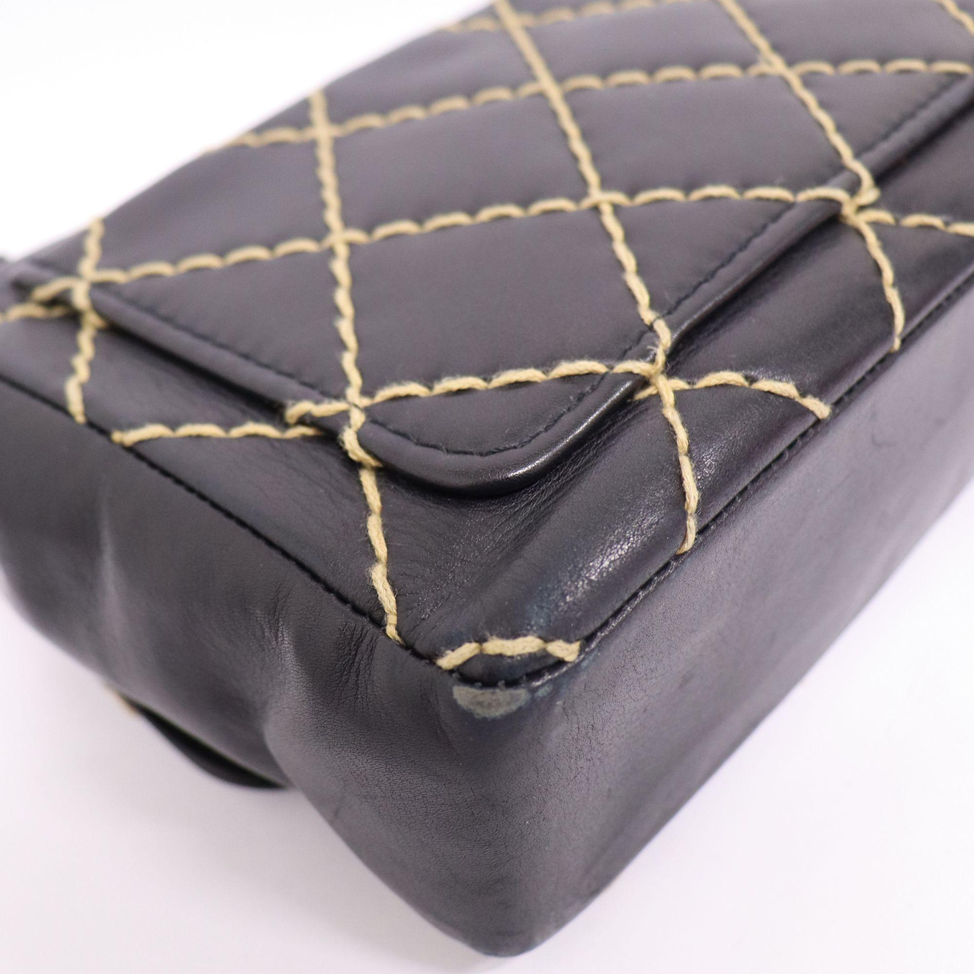 Chanel Wild Stitch Flap Bag For Sale at 1stDibs | wild stitch jumbo chanel