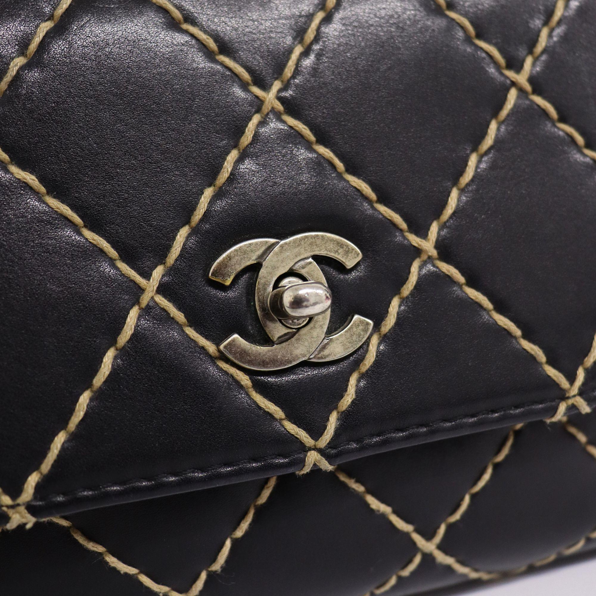 Chanel Wild Stitch Flap Bag For Sale at 1stDibs | wild stitch jumbo chanel