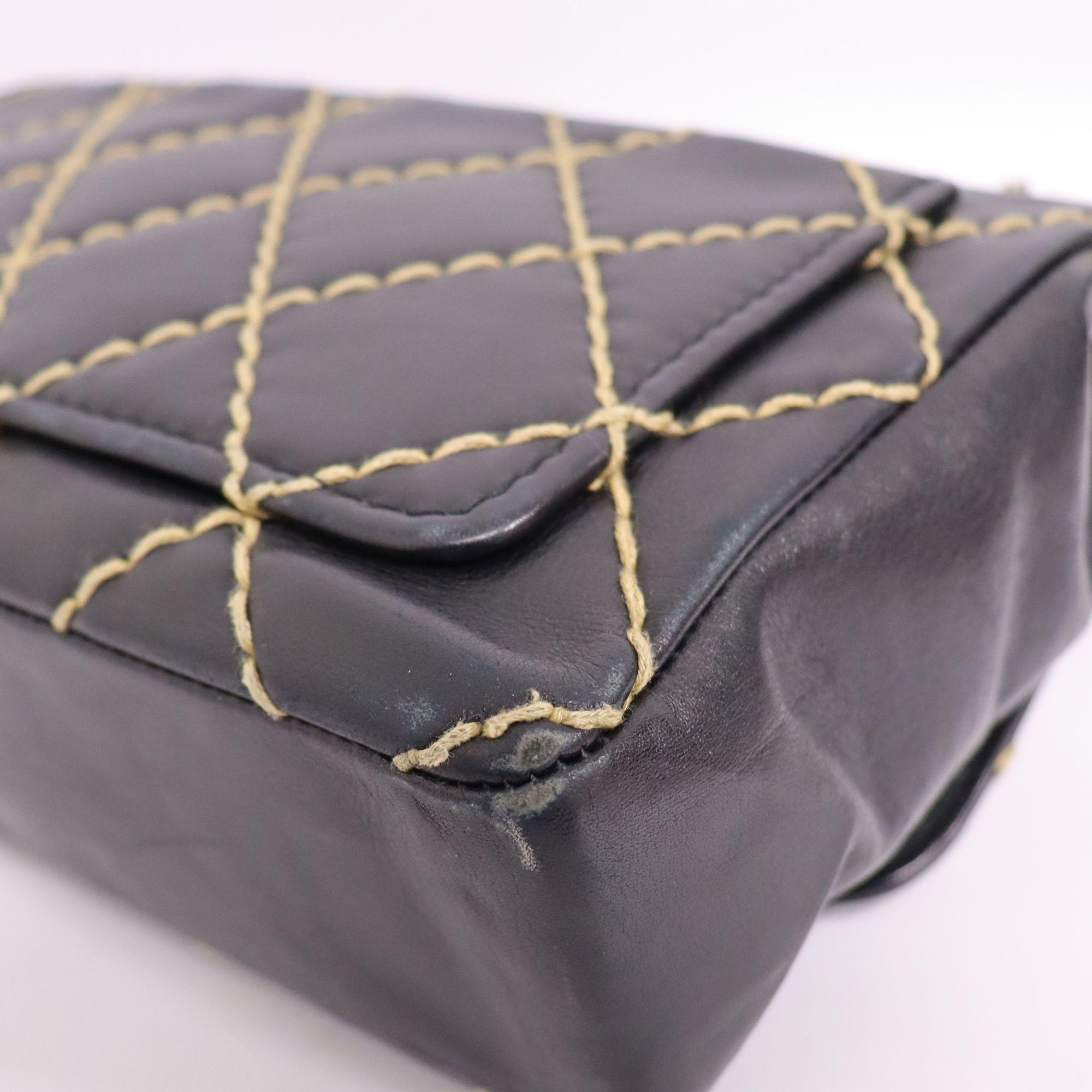 Chanel Wild Stitch Flap Bag For Sale at 1stDibs | wild stitch jumbo chanel