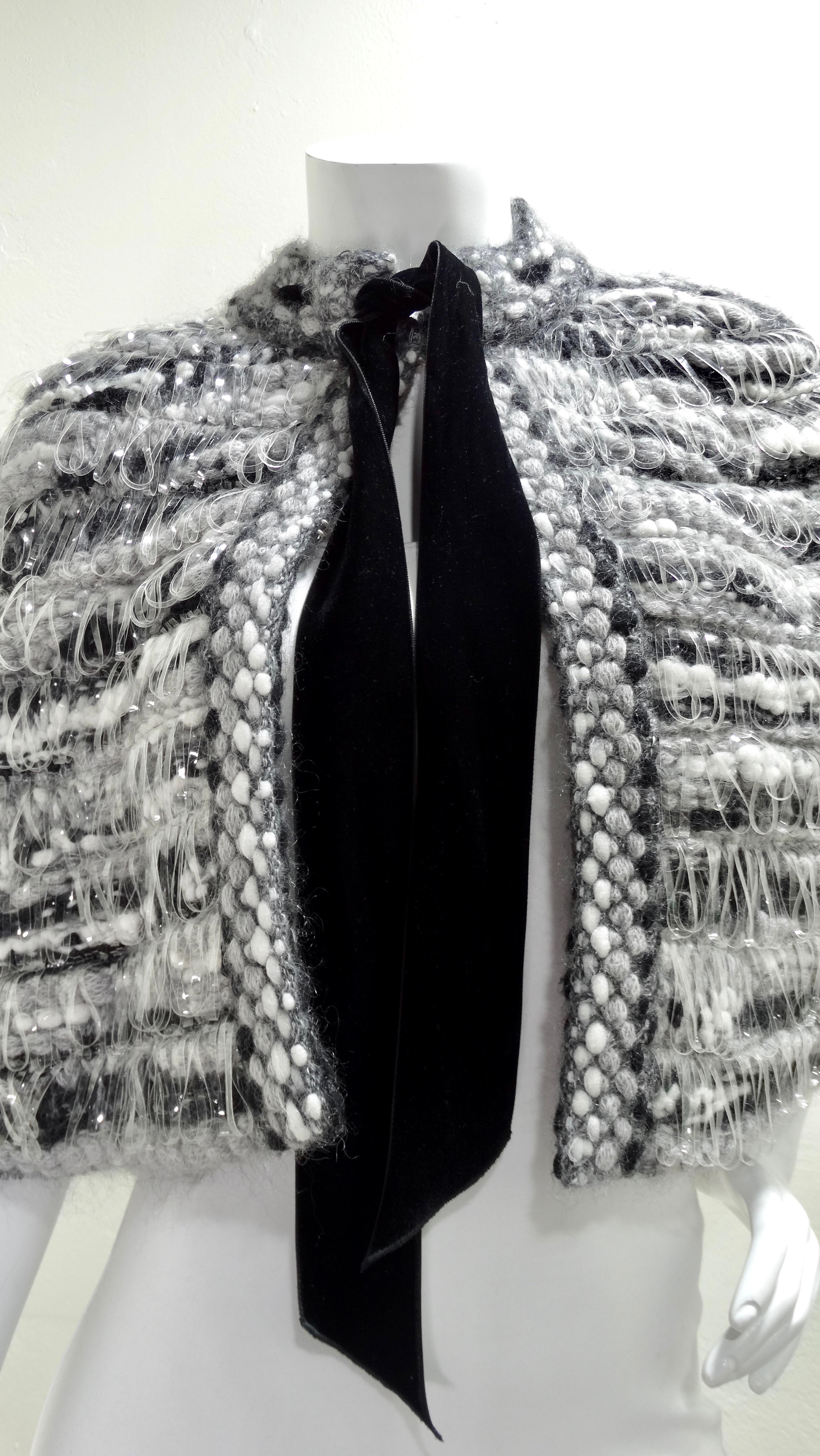 Chanel Wool Cape Metiers d'Art Paris Rome Collection For Sale at ...