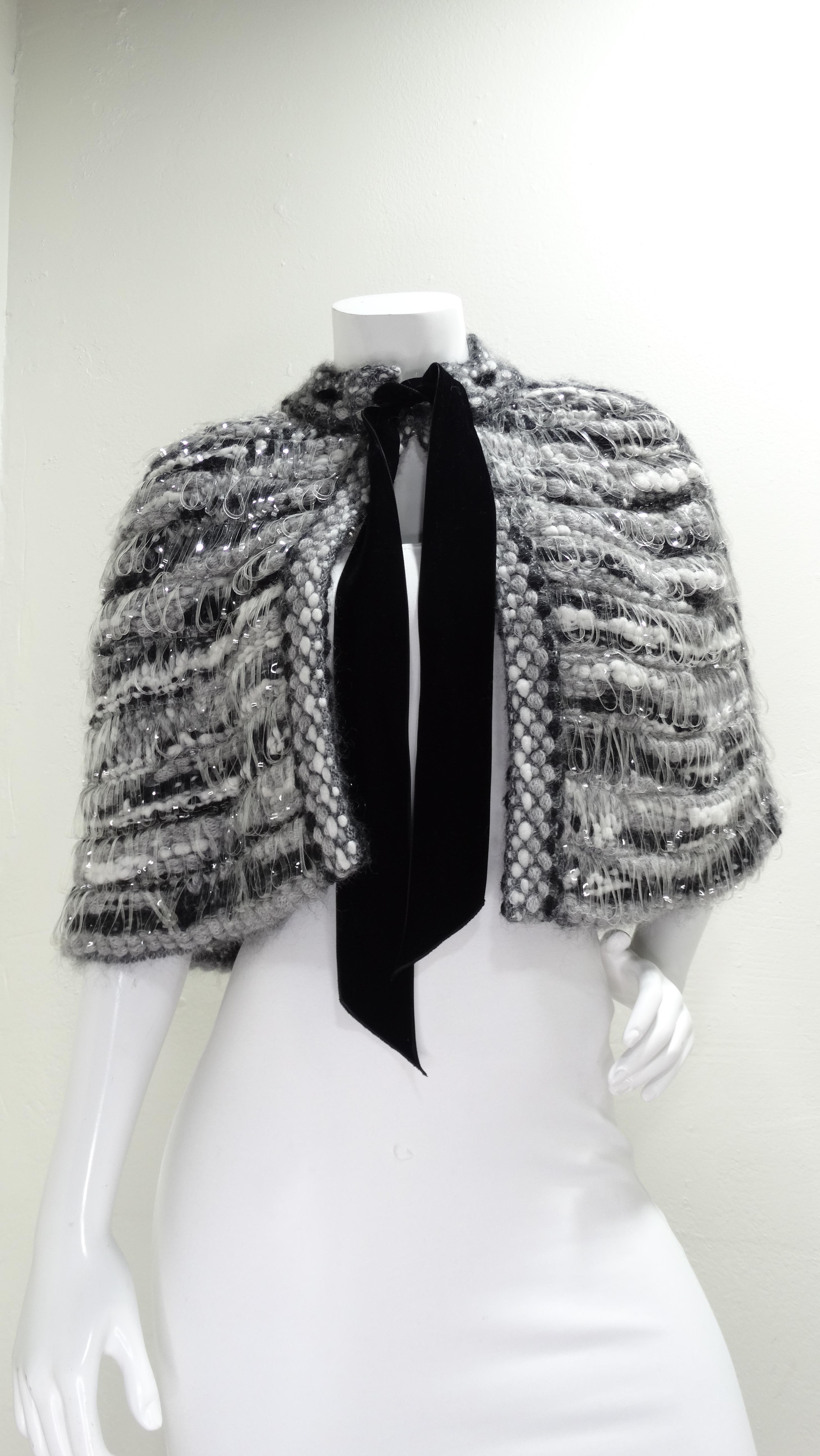 Chanel Wool Cape Metiers d'Art Paris Rome Collection For Sale at ...