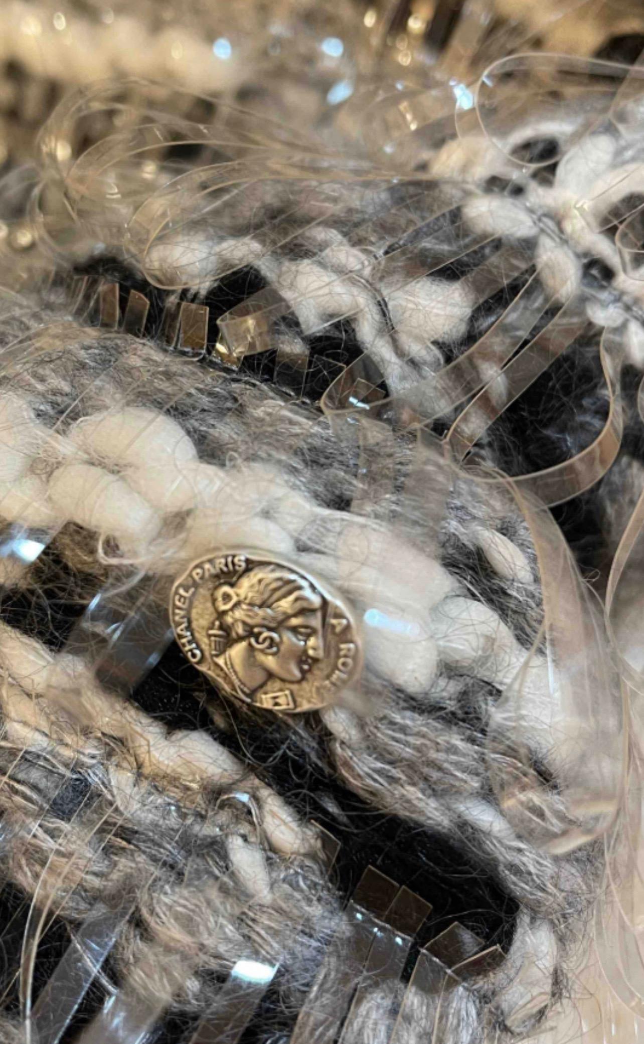 Chanel Wool Cape Metiers d'Art Paris Rome Collection For Sale at ...