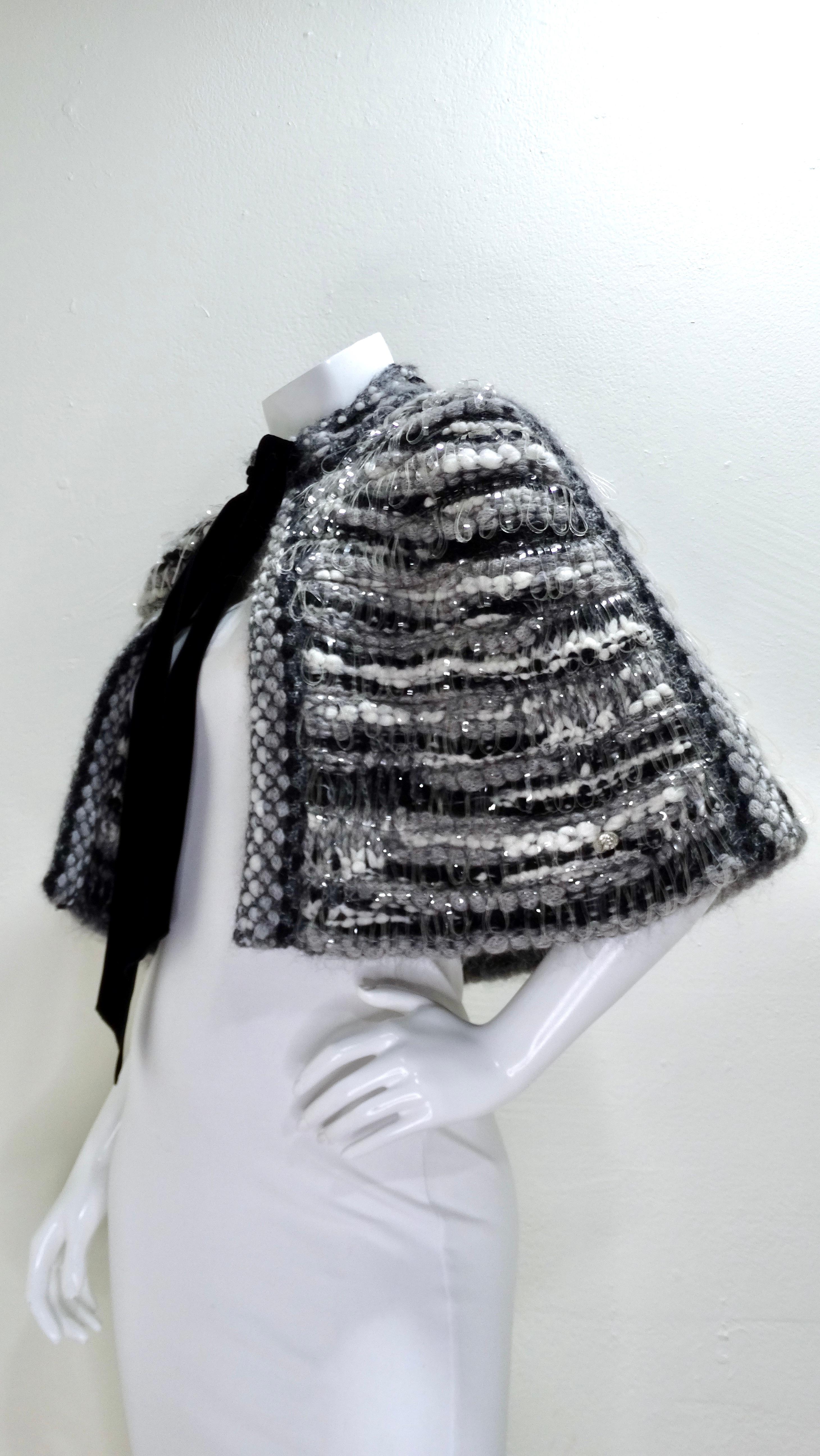 Chanel Wool Cape Metiers d'Art Paris Rome Collection For Sale at ...