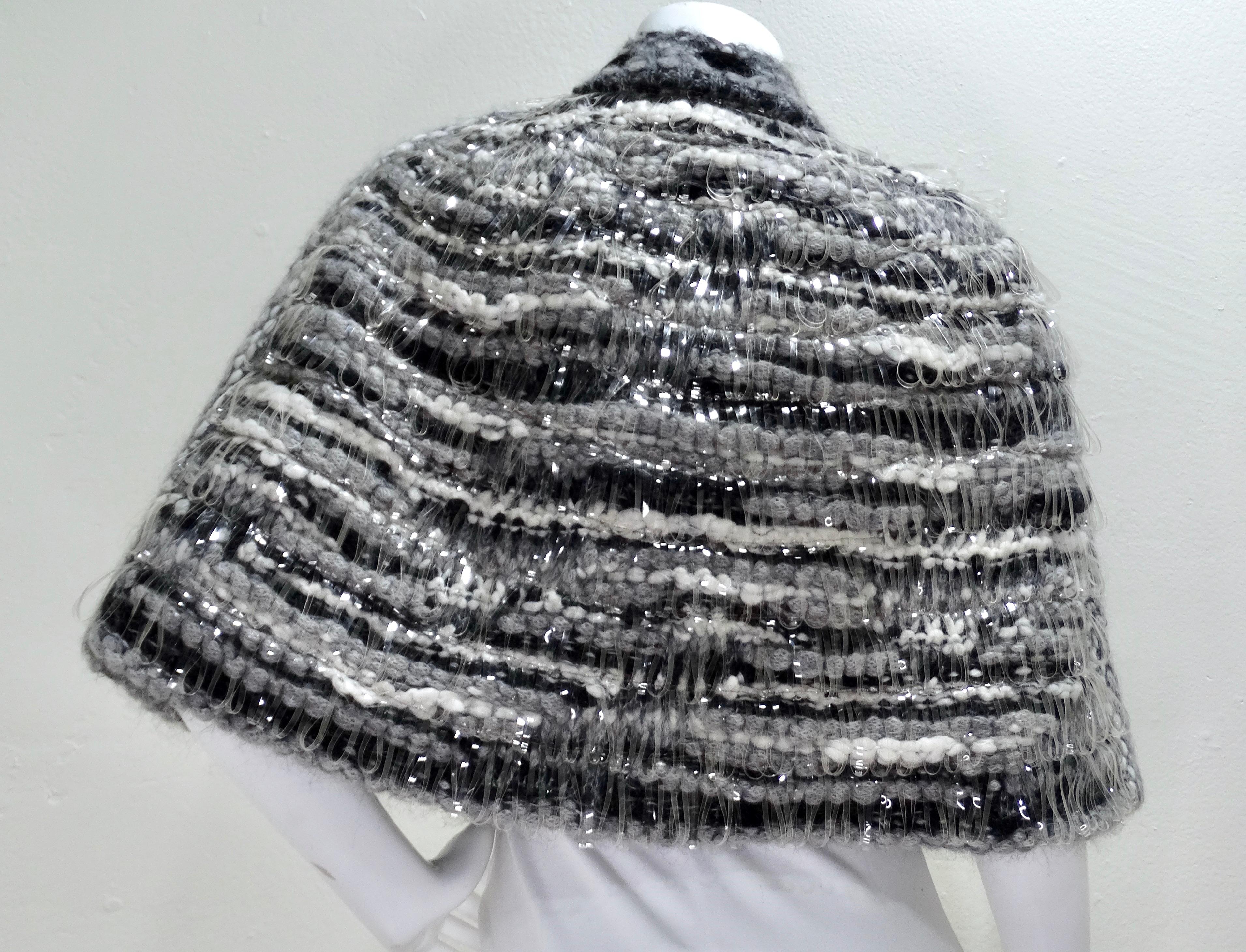 Chanel Wool Cape Metiers d'Art Paris Rome Collection For Sale at ...