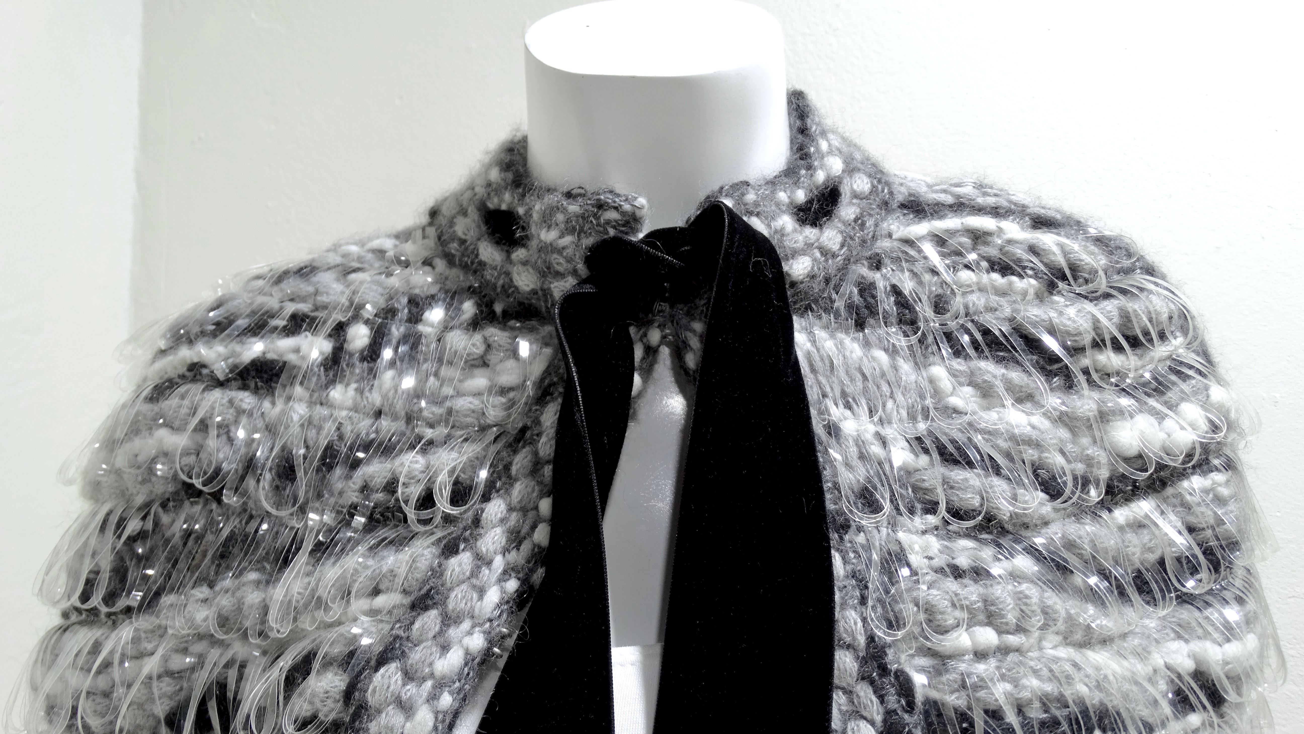 Chanel Wool Cape Metiers d'Art Paris Rome Collection For Sale at ...