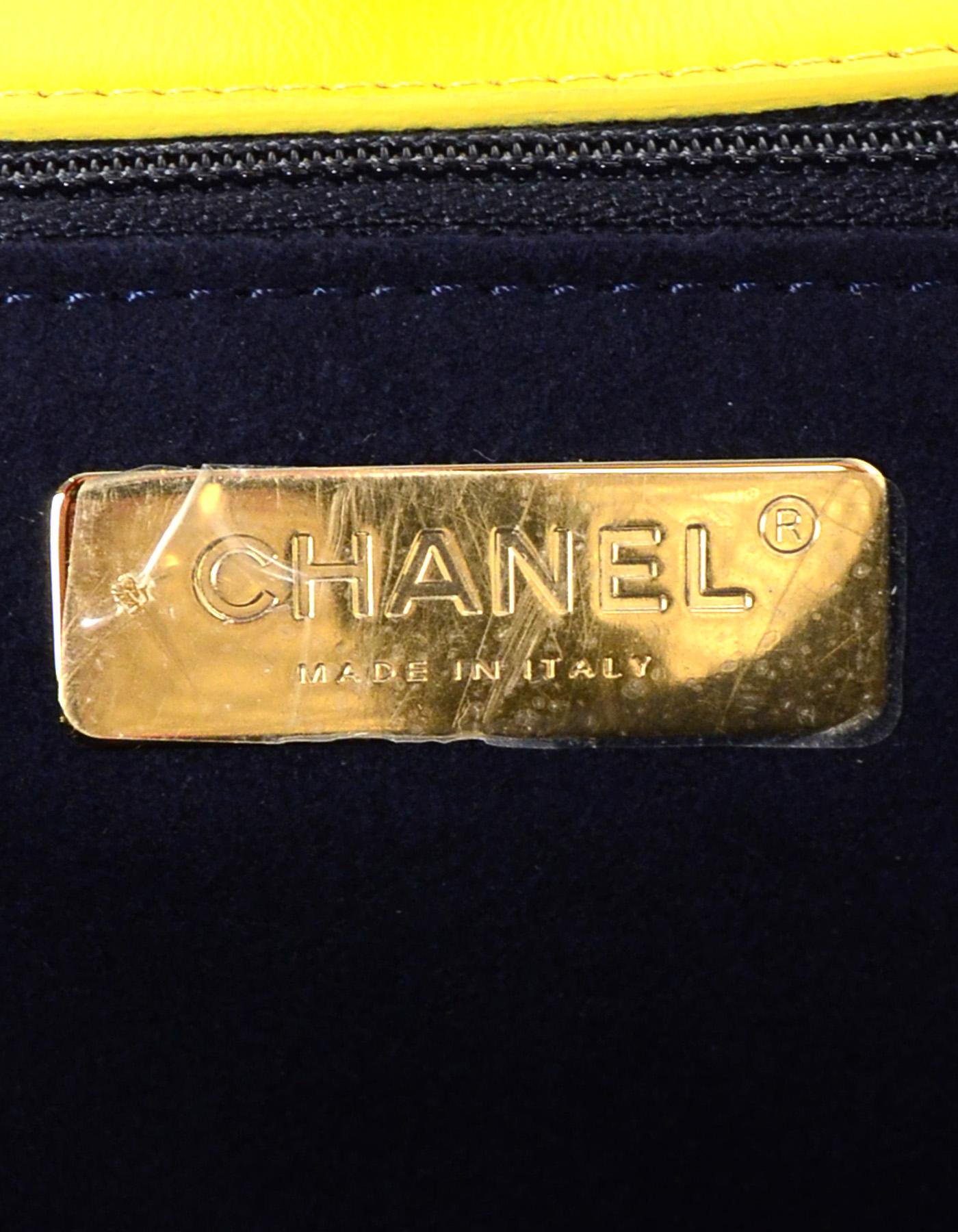CHANEL x PHARRELL 2019 LIMITED EDITION Yellow Suede XXL Quilted Flap ...