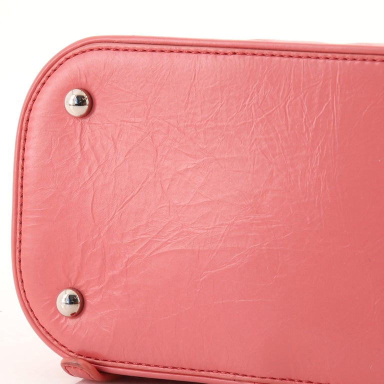 Chanel Zip Around Flap Backpack Quilted Crumpled Calfskin and PVC Small ...