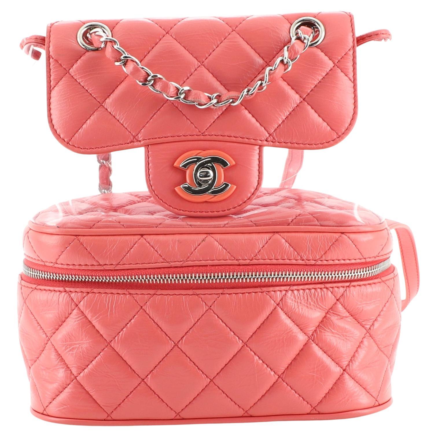 Chanel Coco Neige Backpack Quilted Nylon at 1stDibs