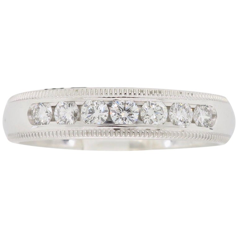 Channel Set Diamond Wedding Band at 1stDibs (Free Shipping)