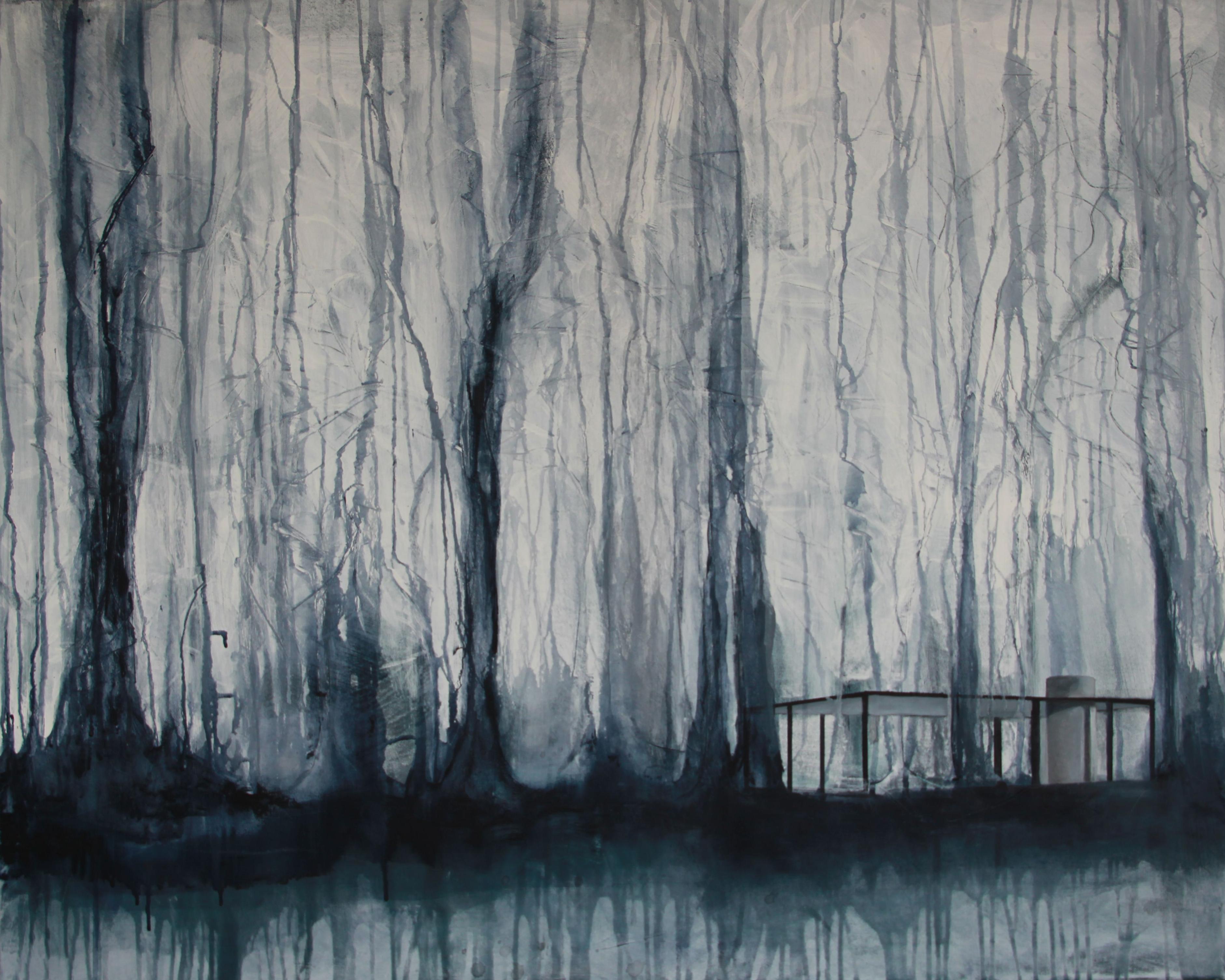 Paul Denham - Atmospheric Abstract Landscape Painting of English ...