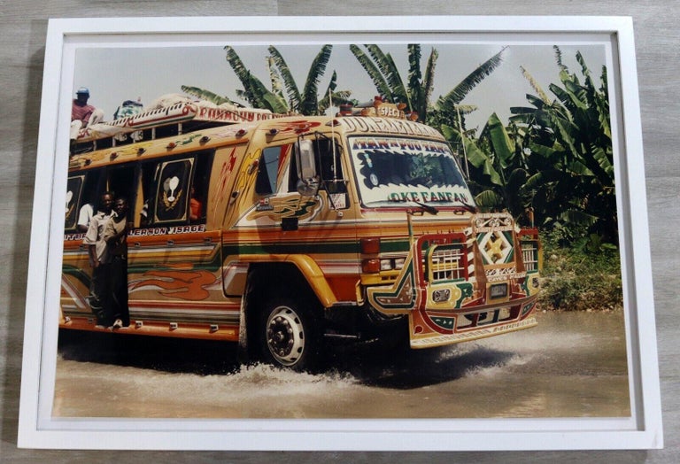 Chantel James Colorful Bus Haitian Contemporary Fine Art Photograph ...