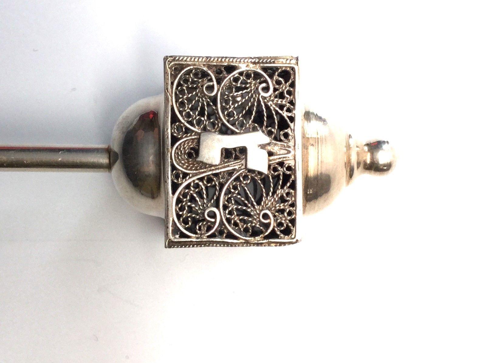 Chanukkah Hanukkah Sterling Silver Dreidel at 1stDibs