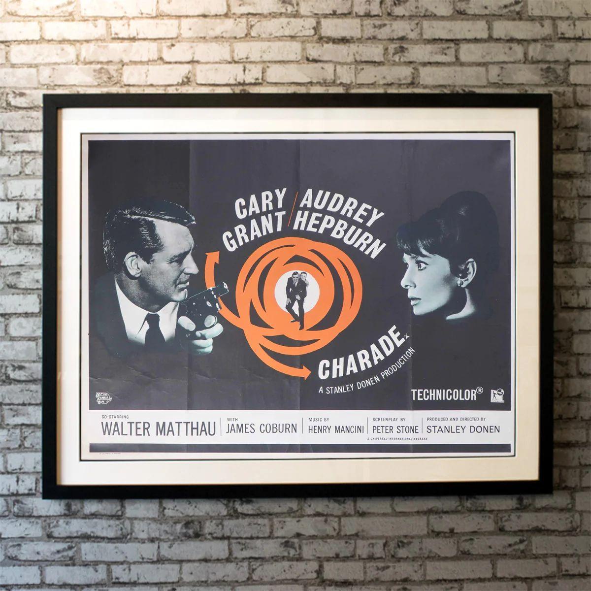 Charade, Unframed Poster, 1963 For Sale at 1stDibs