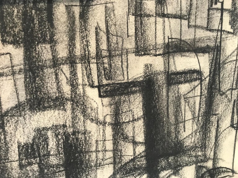 Charcoal Abstract Painting at 1stDibs