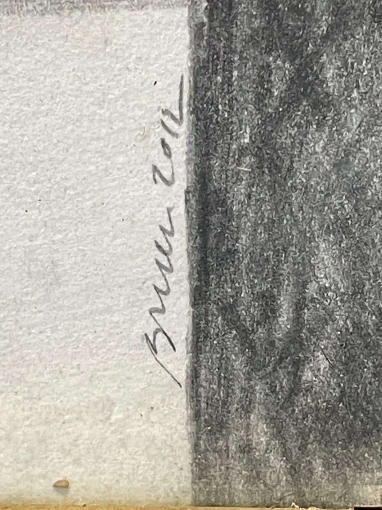 Charcoal Drawing by American Artist David Dew Bruner, USA, Contemporary ...