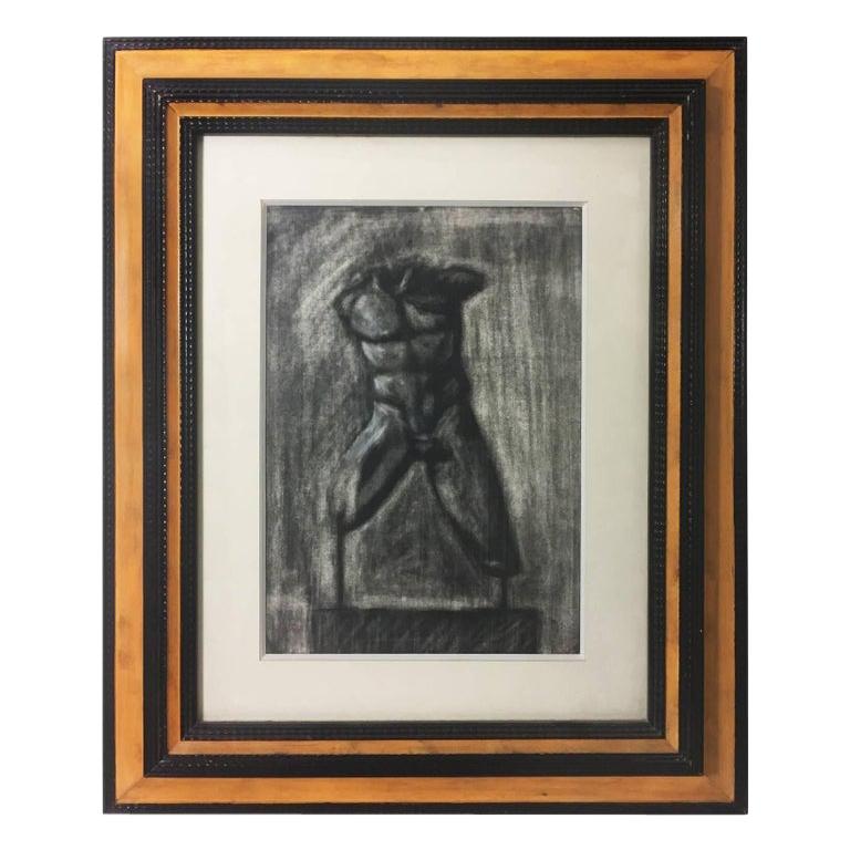 Sepia Drawing of a Caesar For Sale at 1stDibs