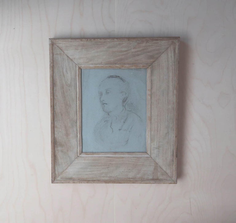 Charcoal Drawing on Blue Paper By William Wardlaw Laing, C.1880 For ...