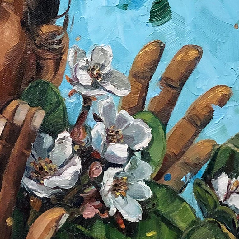 Charlene Mosley - Surrealist Portrait, "Réveille Mon Amour" For Sale at ...