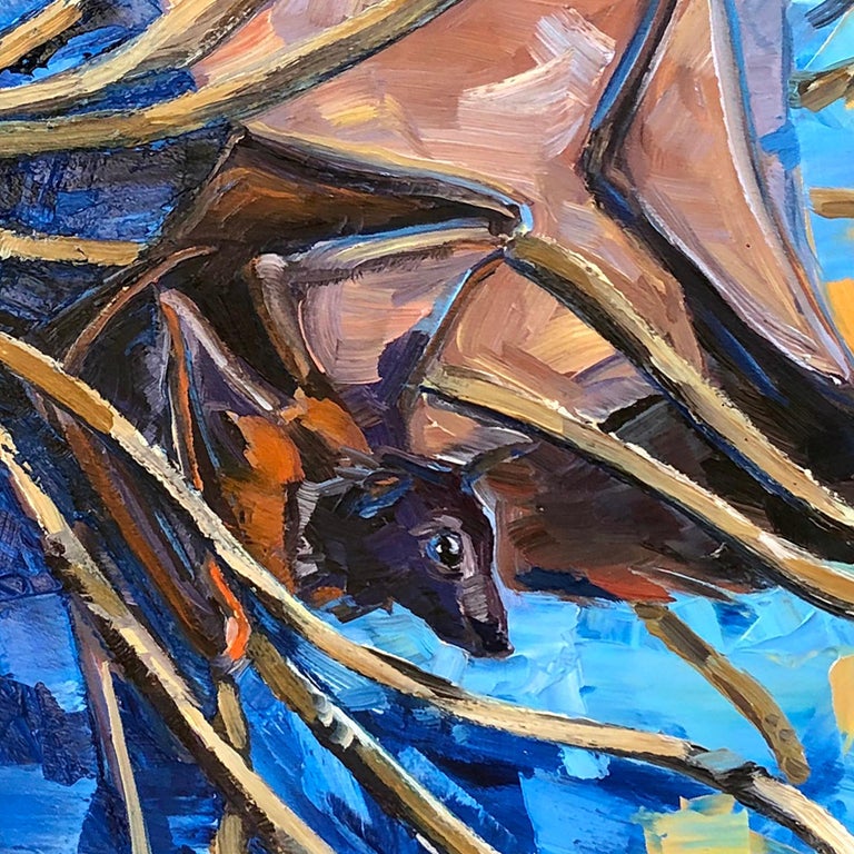 Charlene Mosley - Expressionist Painting Titled "Pushing Forward" For ...