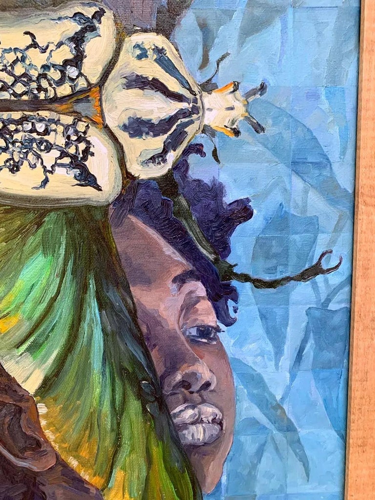 Charlene Mosley - Impressionist Oil Painting, "Spread Your Wings Into ...