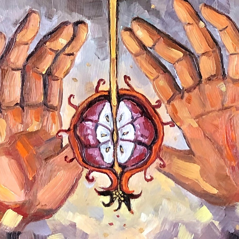 Charlene Mosley - Impressionist Portrait, "Of Whom We Take, We Must ...