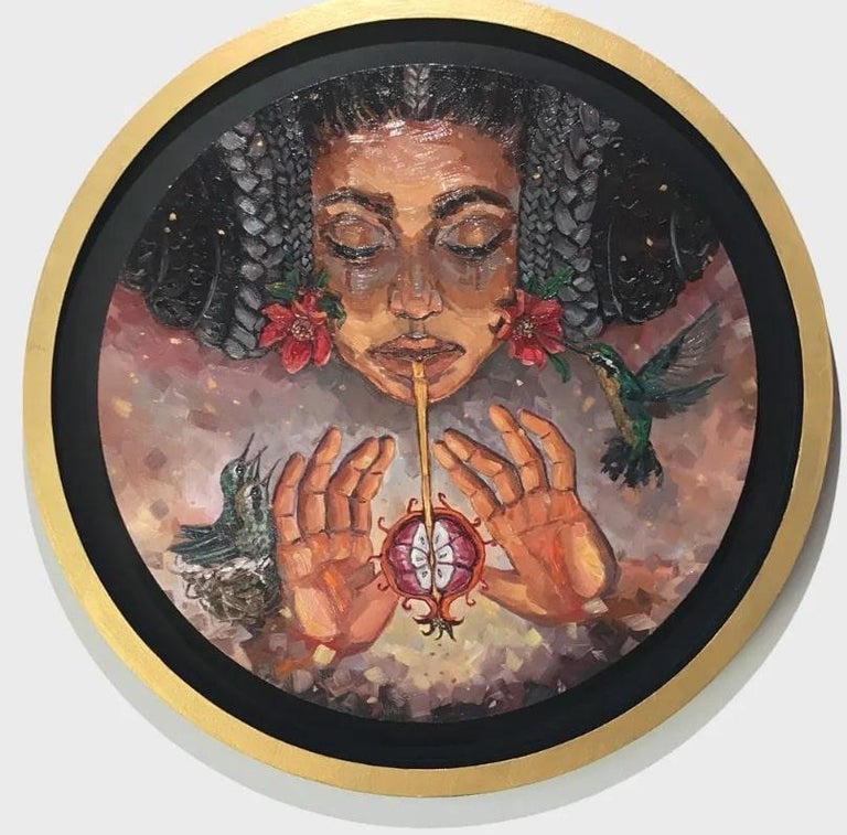 Charlene Mosley - Impressionist Portrait, "Of Whom We Take, We Must ...