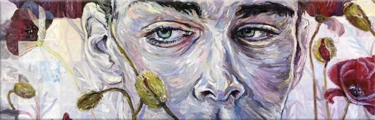 Charlene Mosley - Surrealist Portrait, "Sinneswandel" at 1stDibs