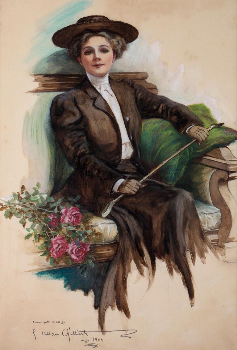 Charles Allan Gilbert - Roses From an Admirer at 1stDibs