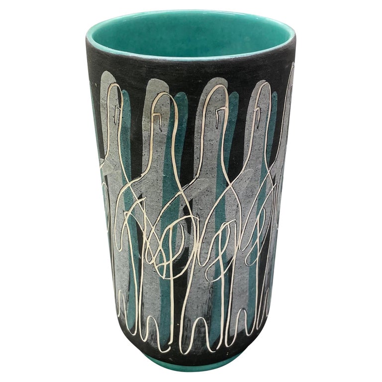 Charles and Alice Smith Chalice California Pottery "Mardi Gras" Tiki ...