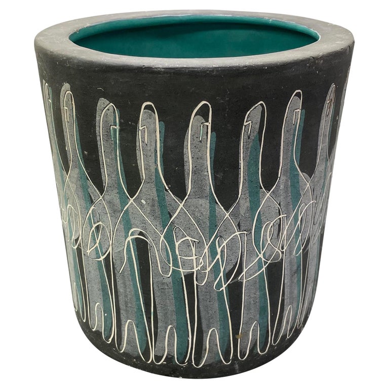 Charles and Alice Smith Chalice California Pottery "Mardi Gras" Tiki ...