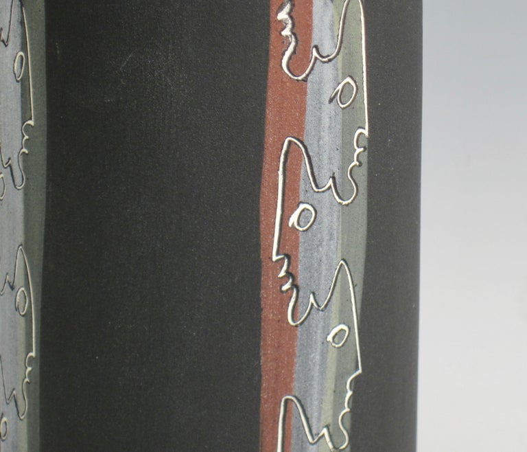 Charles and Alice Smith Chalice California Pottery Vase For Sale at 1stDibs