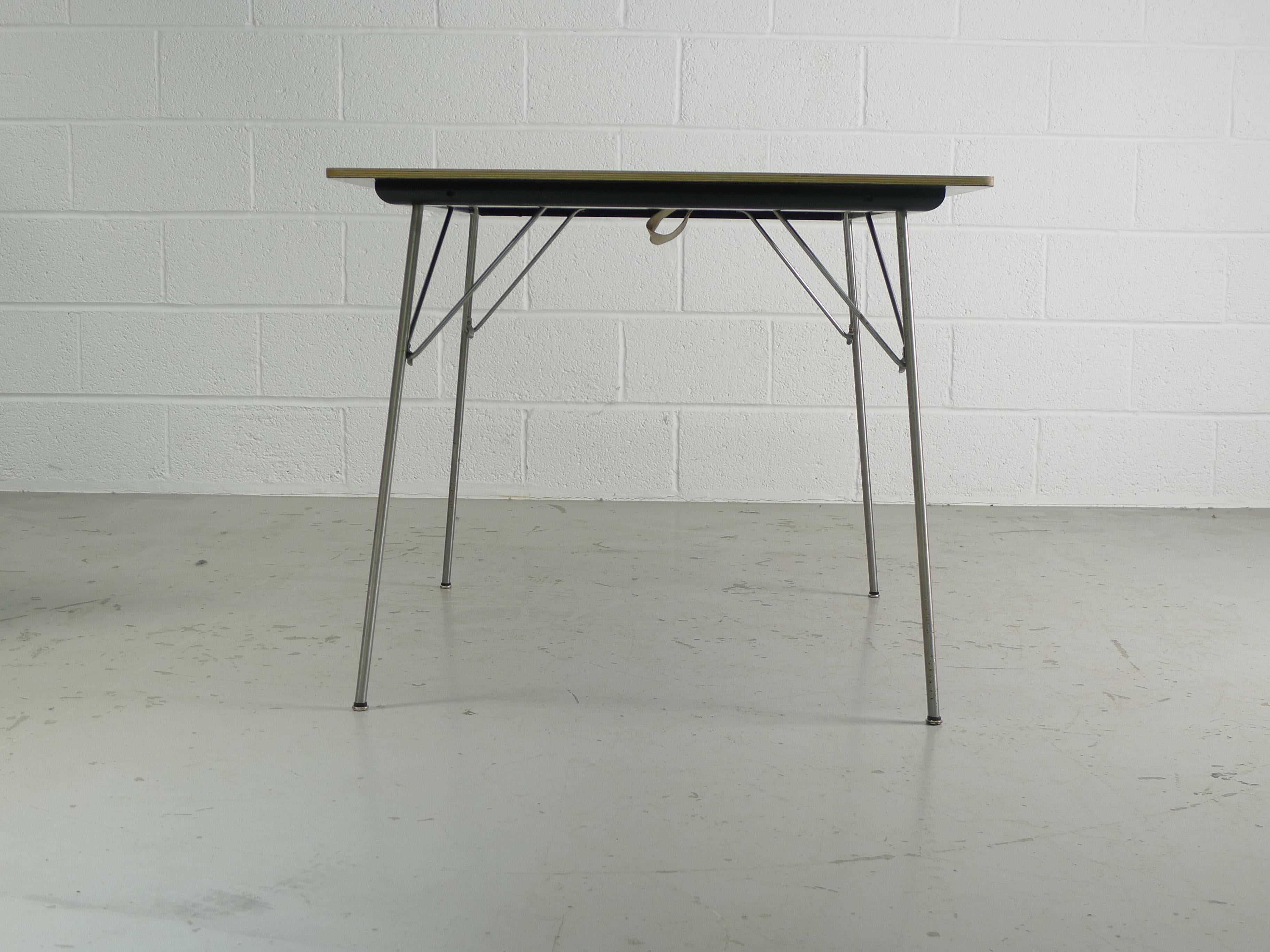 Charles and Ray Eames for Herman Miller, Dining Table DTM-2 White Top, 1950s at 1stDibs