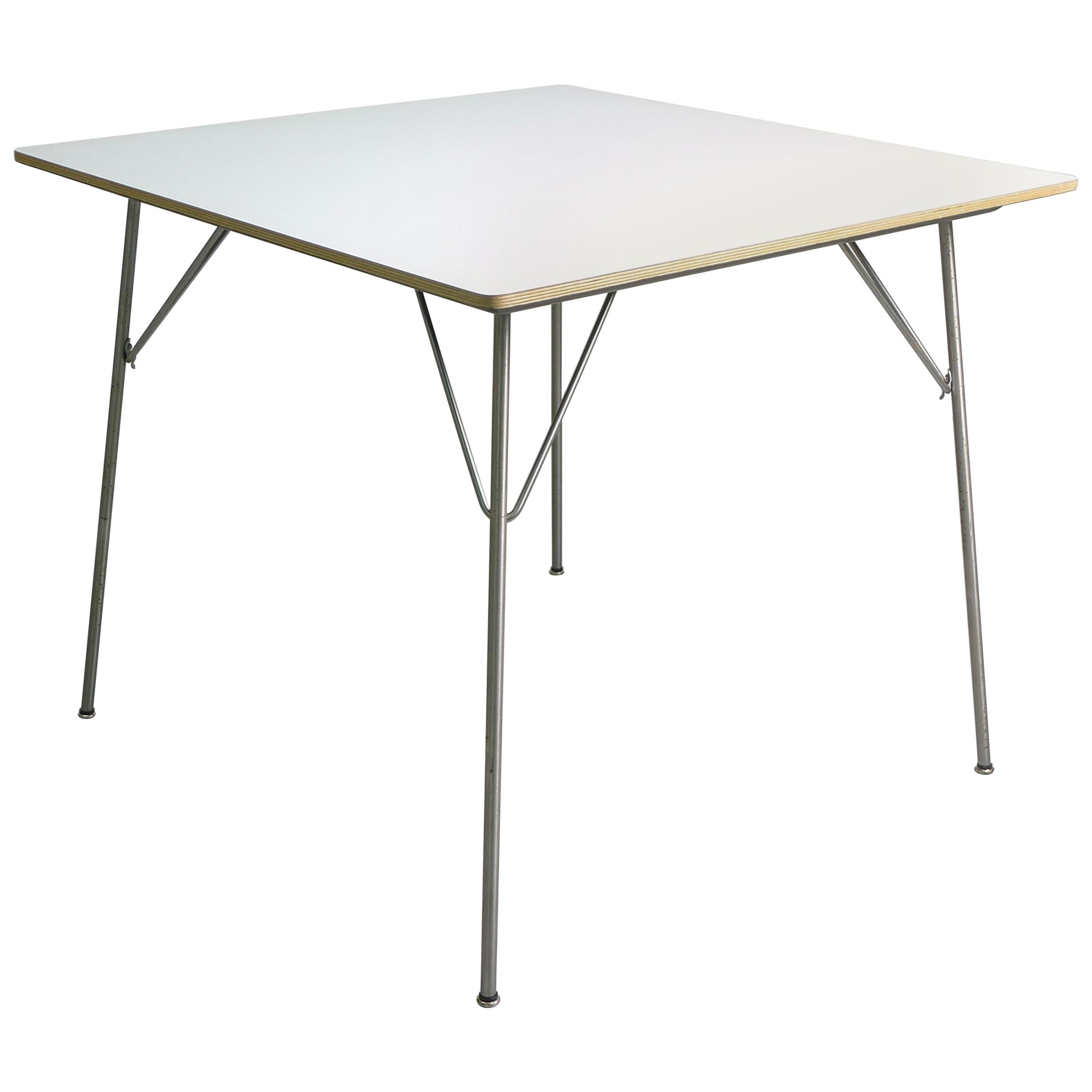 Charles and Ray Eames for Herman Miller, Dining Table DTM-2 White Top ...