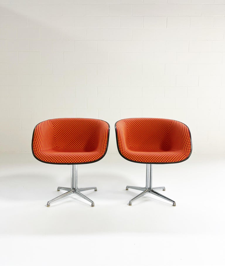 Charles and Ray Eames for Herman Miller La Fonda Chairs, Pair For Sale ...