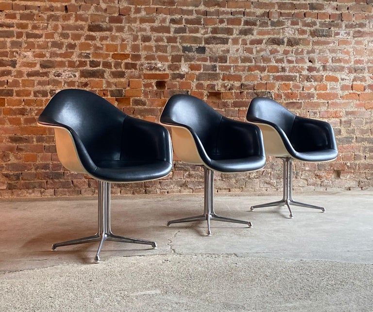 Charles and Ray Eames for Herman Miller Three 'La Fonda' Chairs, circa ...