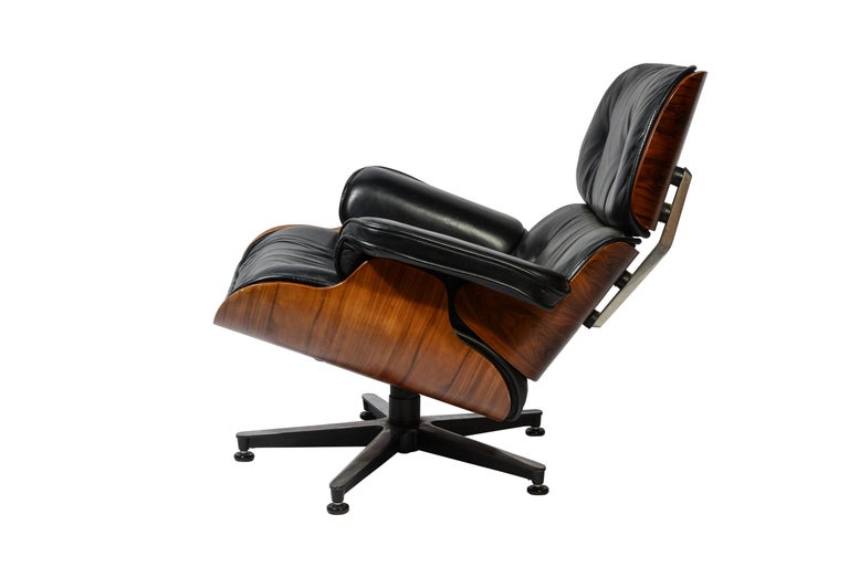 Charles and Ray Eames, Lounge Chair and Ottoman, Italy, circa 2000 For ...