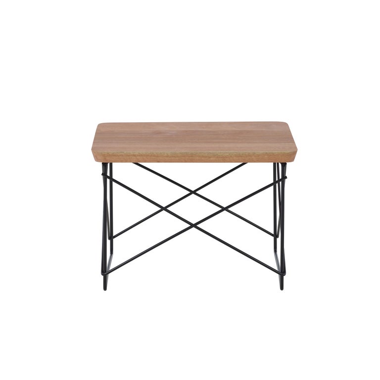 Charles and Ray Eames LTR Eucalyptus Wood Side Table Limited Edition at ...