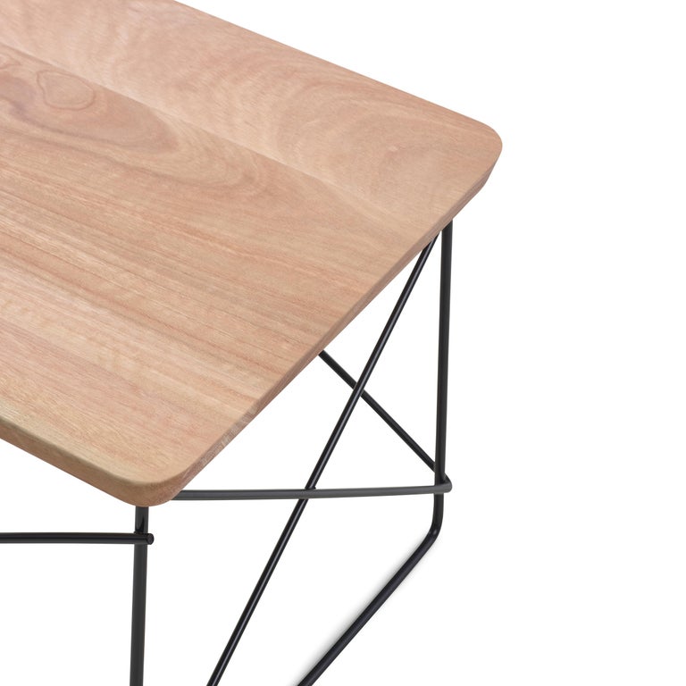 Charles and Ray Eames LTR Eucalyptus Wood Side Table Limited Edition at ...