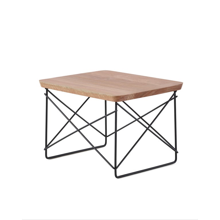 Charles and Ray Eames LTR Eucalyptus Wood Side Table Limited Edition at ...
