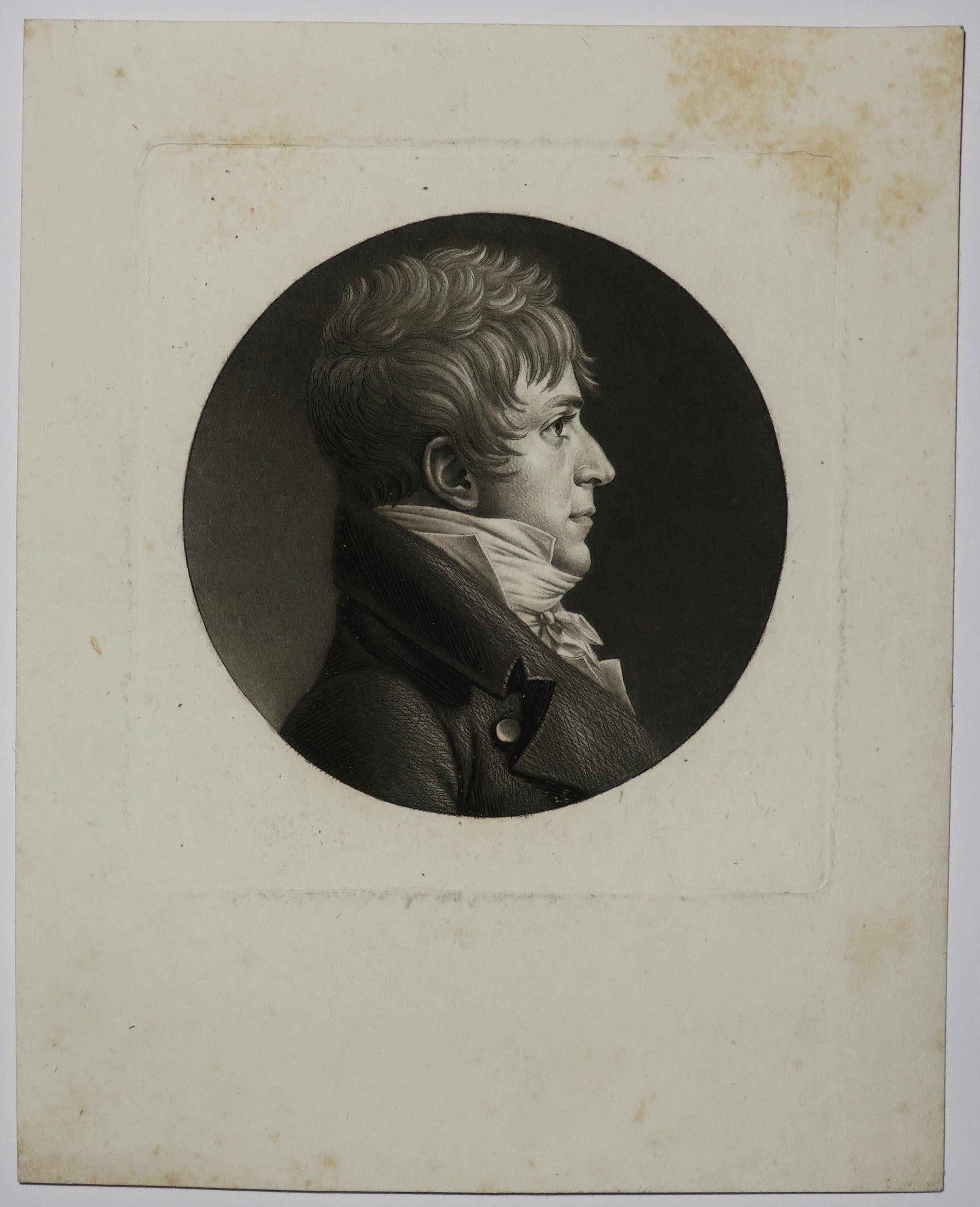 Charles Balthazar Julien Fevret de Saint-Memin - Portrait de Pierre ...