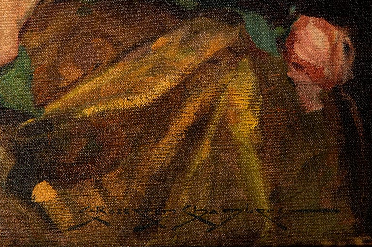 Charles Bosseron Chambers - The Gold Kimono at 1stDibs
