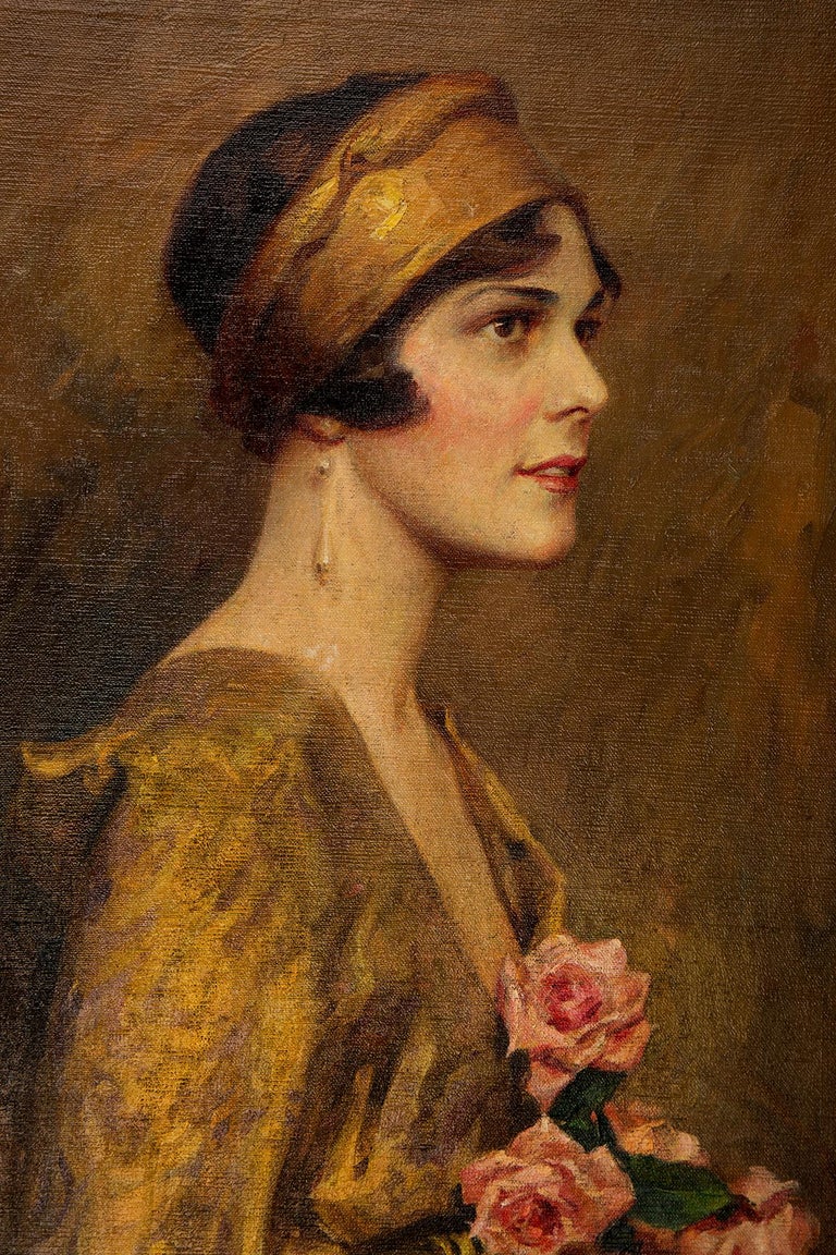 Charles Bosseron Chambers - The Gold Kimono at 1stDibs