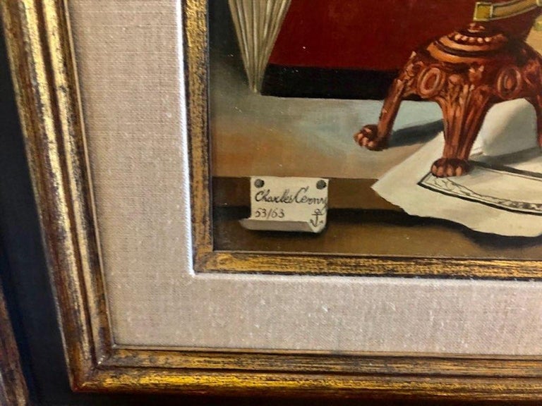 Charles Cerny - Untitled, Marine/Map Still-Life, Oil on Canvas For Sale ...