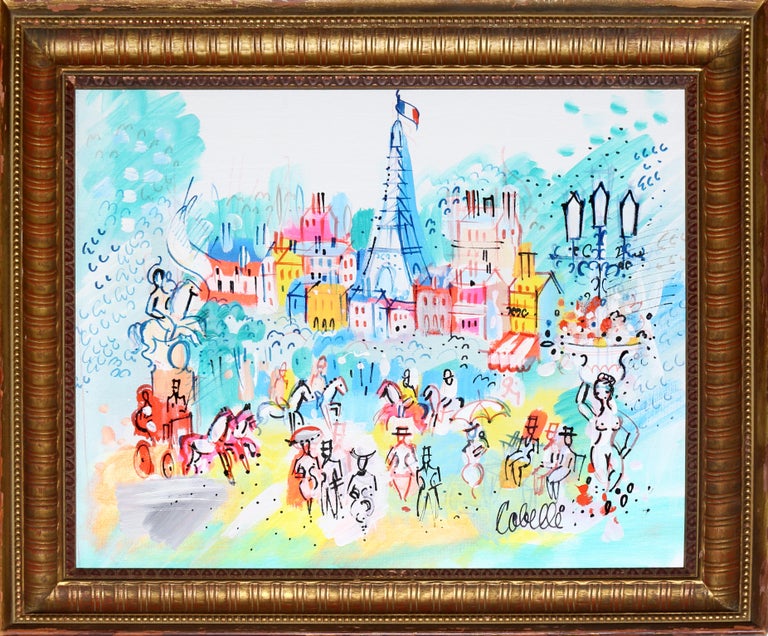 Charles Cobelle - Eiffel Tower Plaza 2 For Sale at 1stDibs