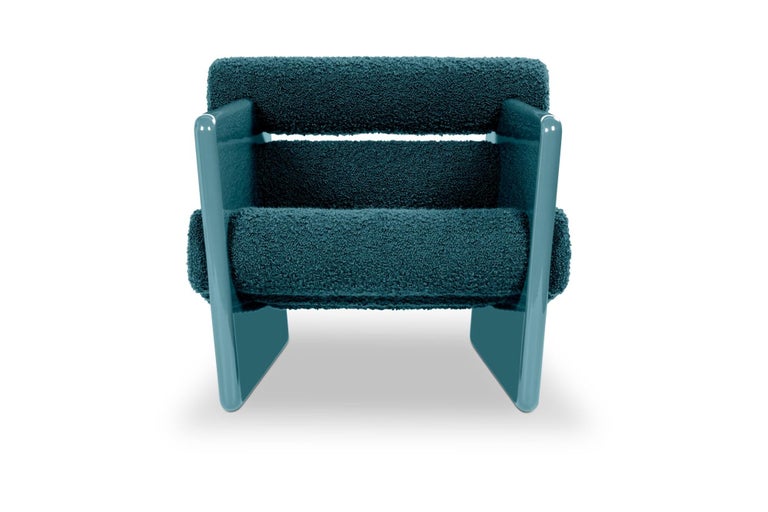 Charles Cormo Azure Armchair by Royal Stranger For Sale at 1stDibs