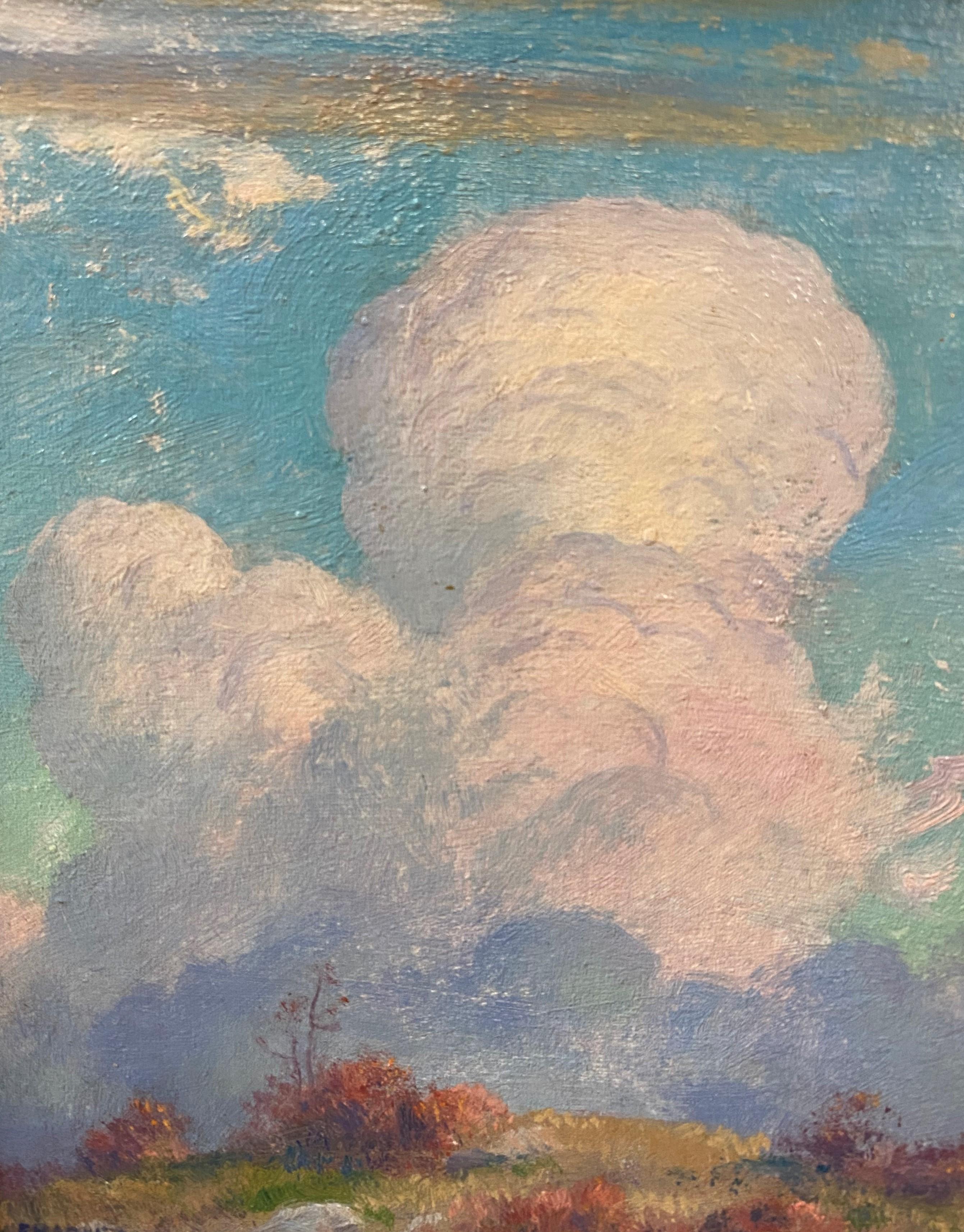 Charles Courtney Curran - The Pink Cumulus Cloud For Sale at 1stDibs